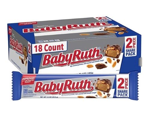 Baby Ruth King Size 18ct Box - CandyRetailer.com